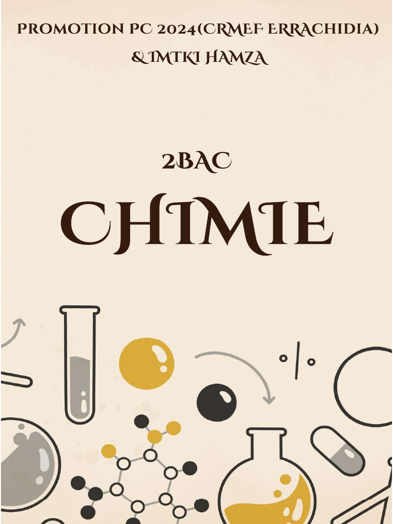 Chimie Cours (2BAC) | PDF