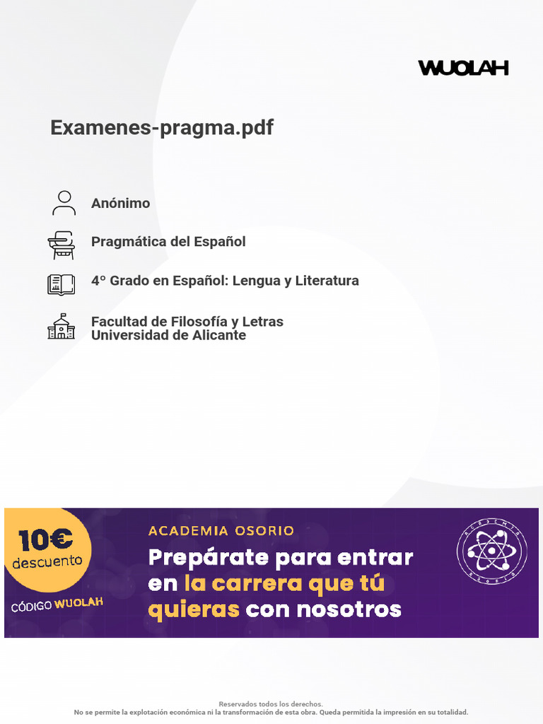 Wuolah Free Examenes Pragma | PDF
