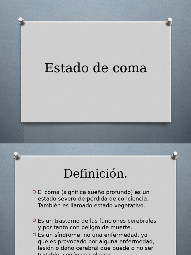 Estado de Coma | PDF
