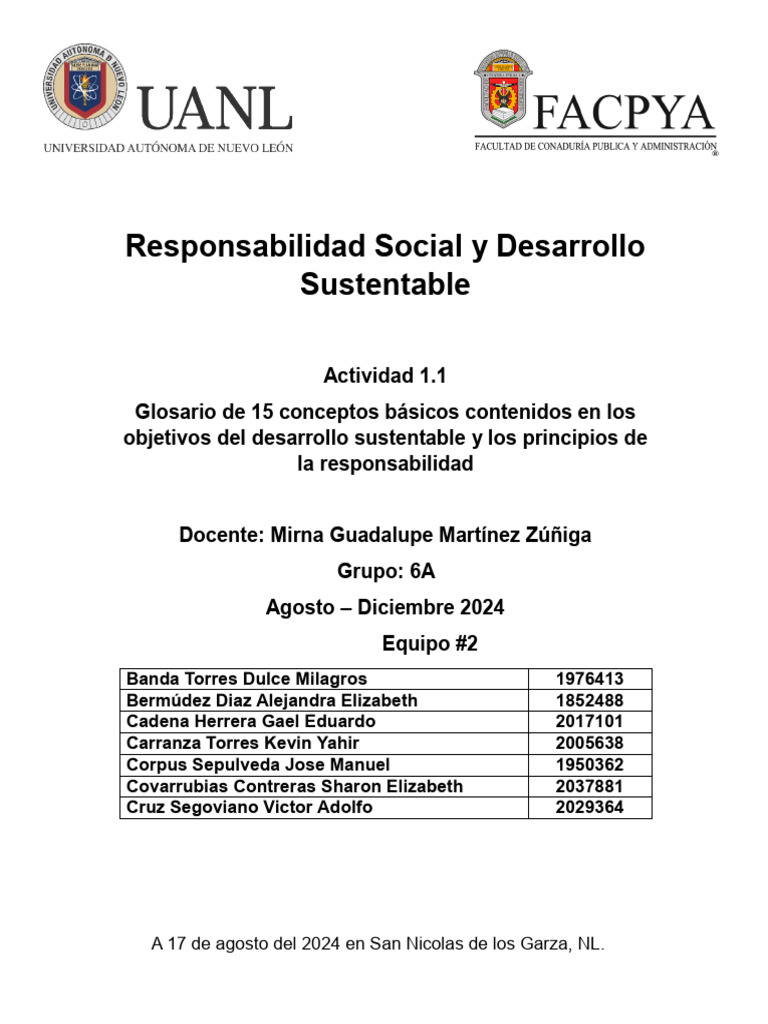 Act1.1 - Responsabilidad Social | PDF