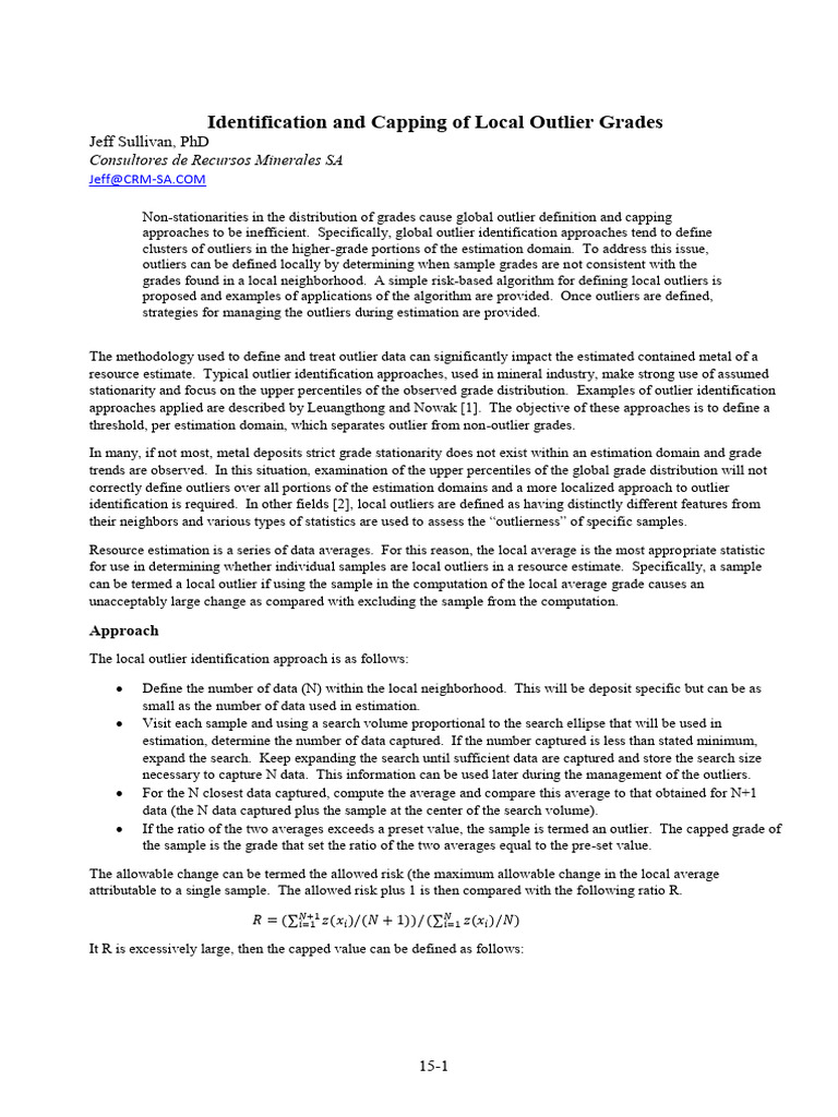 1-Identification Capping Local Outlier Grades | PDF