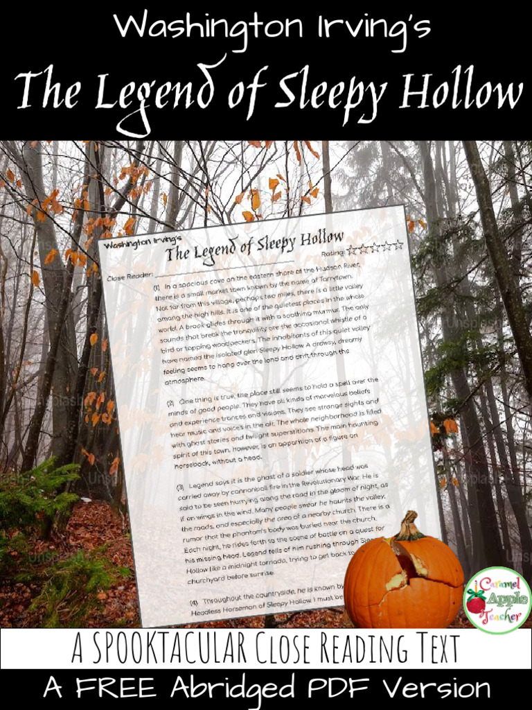 TheLegendofSleepyHollowAdaptedTextVersion Adapted | PDF | The Legend Of ...