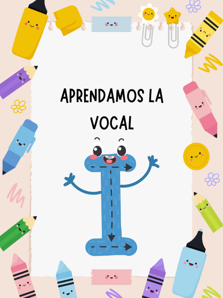 Aprendamos la vocal I | PDF