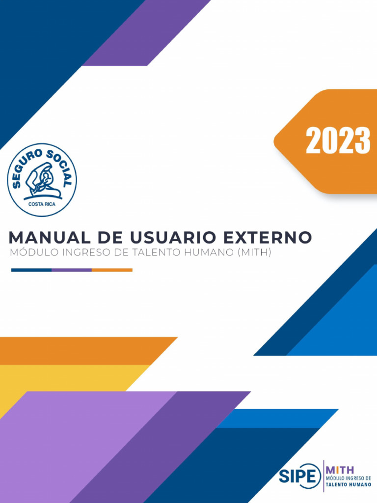 Manual Oferente Externo MITH | PDF