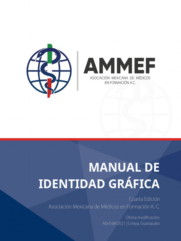 Manual de Identidad Gráfica - AMMEF, A.C. - Abril 2021 - 4a ED | PDF