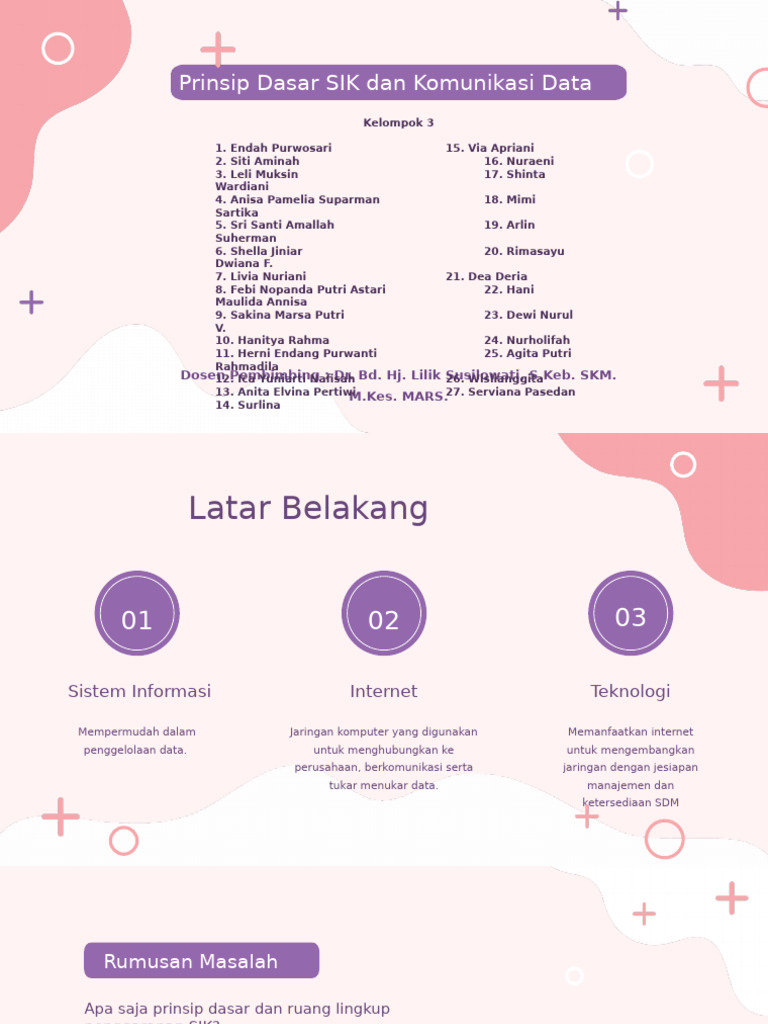 Kelompok 3 Prinsip Dasar Penggarapan Sik Dan Komunikasi Data | PDF