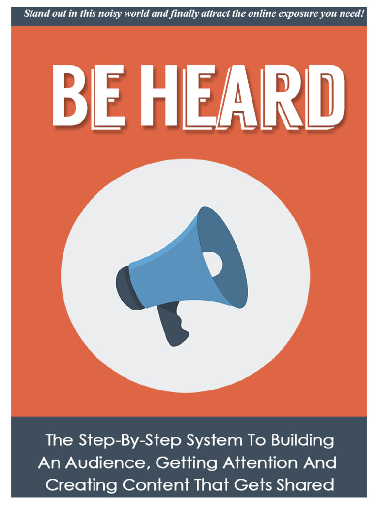 Be Heard | PDF