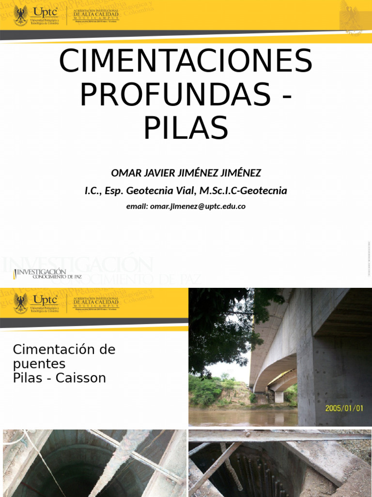 Cimentaciones Profundas-Pilas | PDF