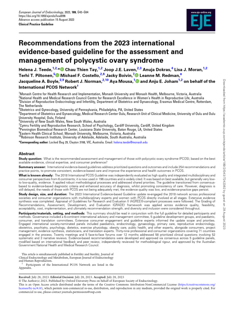 Novo Guideline de SOP 2023 | PDF