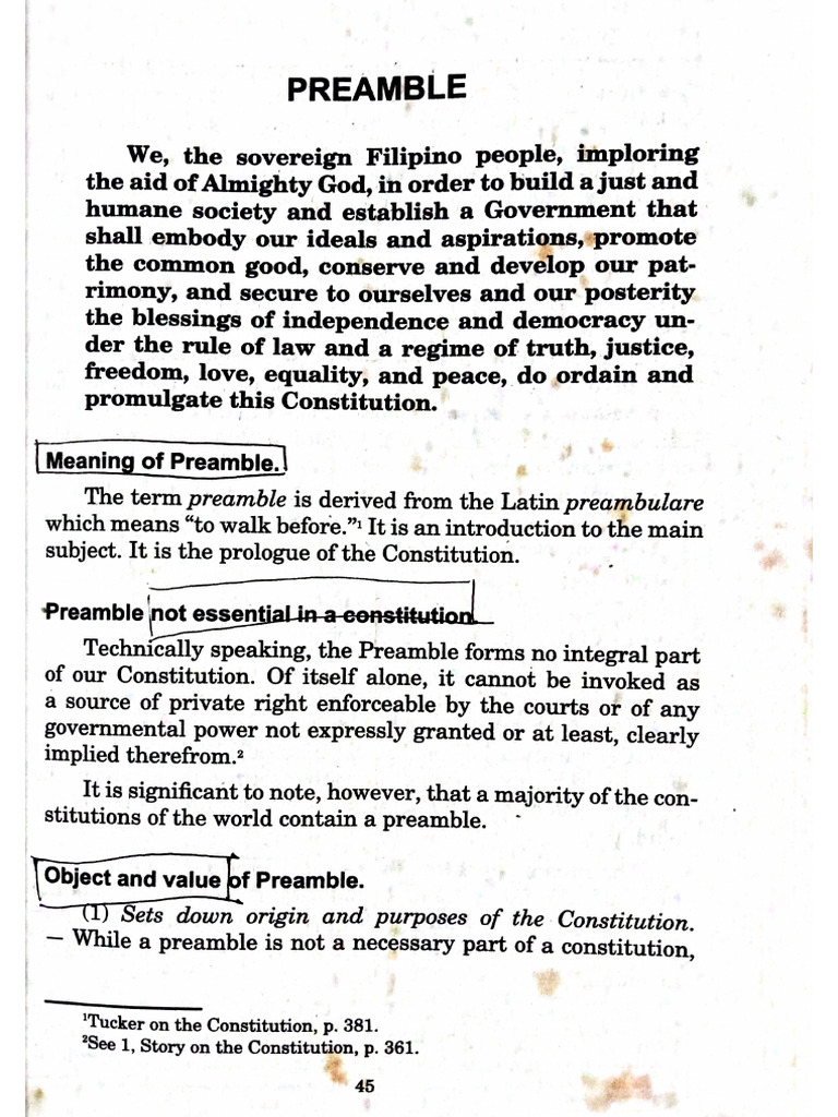 Preamble | PDF