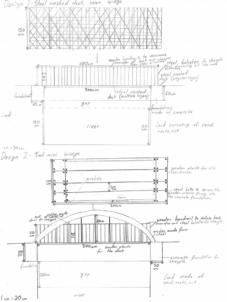 A3 2 Bridges designs | PDF