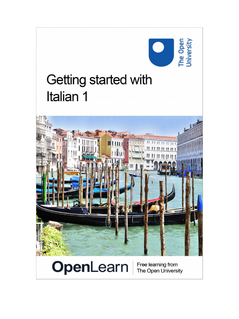 Getting Started With Italian 1 | PDF
