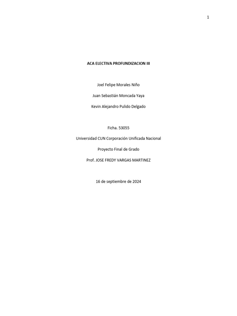 Aca Electiva III | PDF