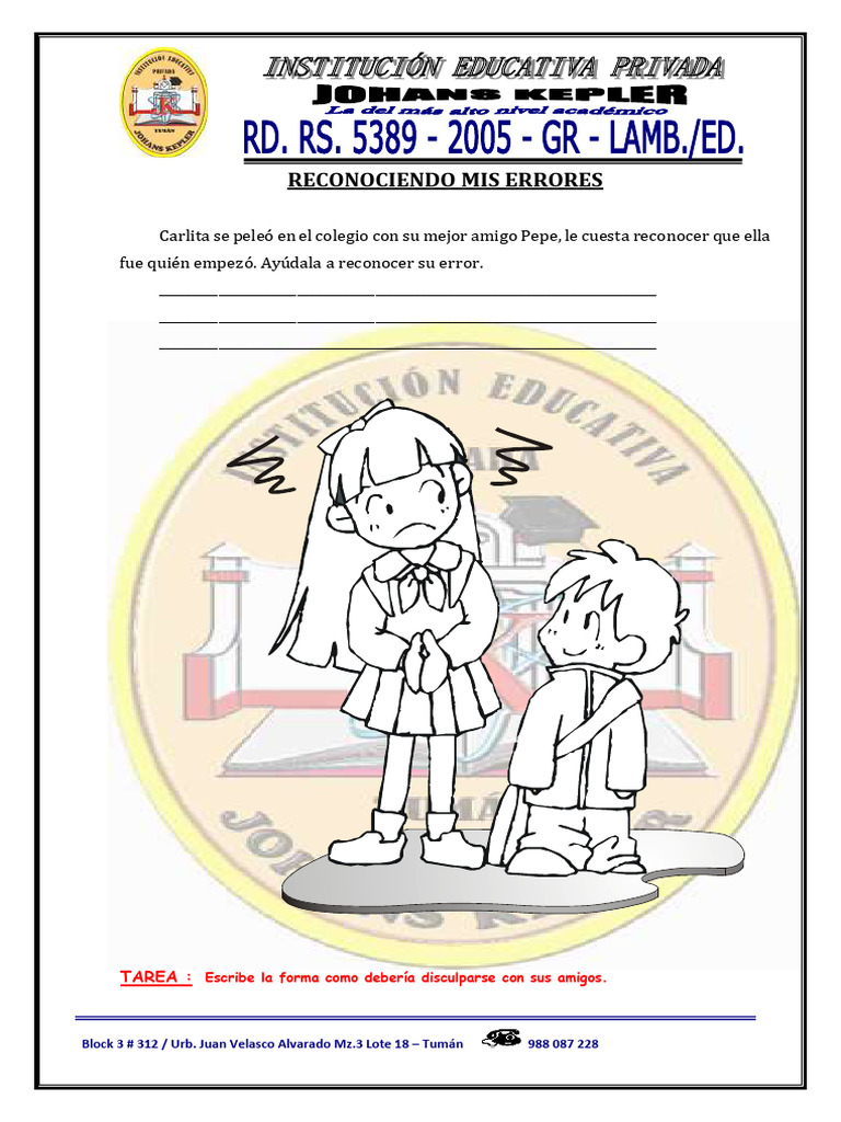 Reconociendo Mis Errores | PDF