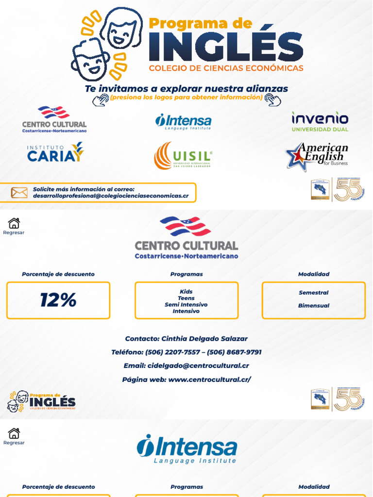 Programa de Ingles | PDF