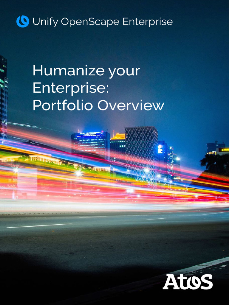 Atos Unify OpenScape UC Application V10Portfolio Brochure Solution Overview | PDF