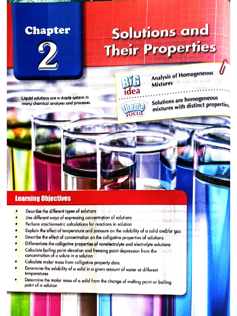 GenChem2-Chap2-Solutions-and-Their-Properties | PDF