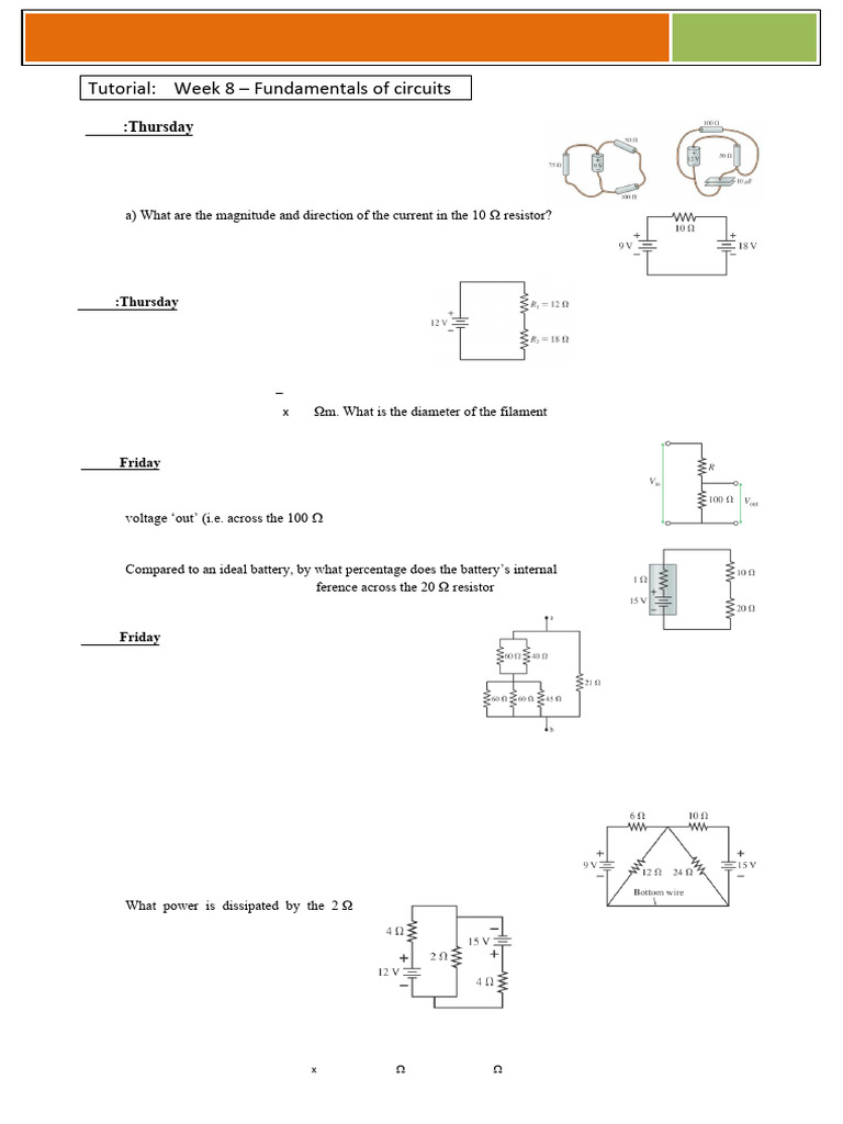 Tutorial Week 08-1 | PDF