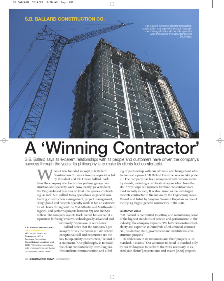 Construction Today Magazine | PDF | Construction Management | Science ...