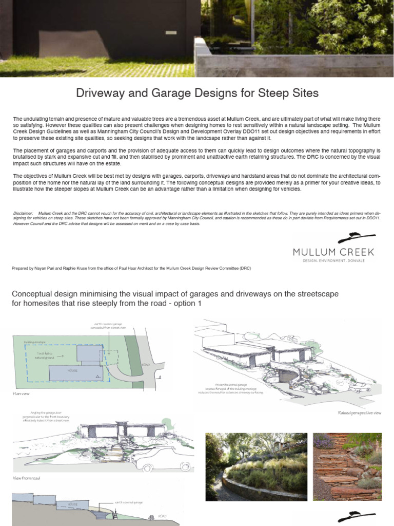 Garage Design Steep Slopes | PDF