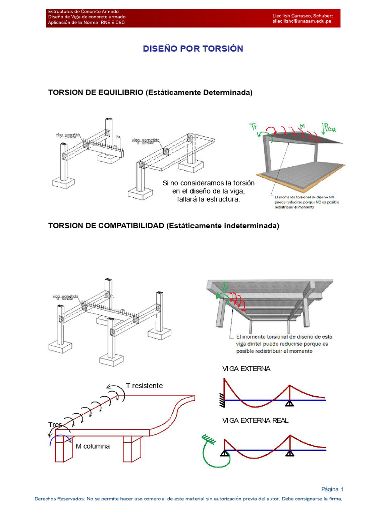 Diseño de Vigas Por Torsion | PDF Diseño de Vigas Por Torsion | PDF