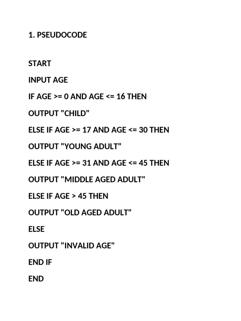Age Classification Algorithm | PDF