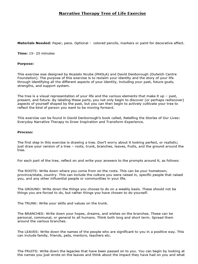 NT Tree of Life Handout | PDF