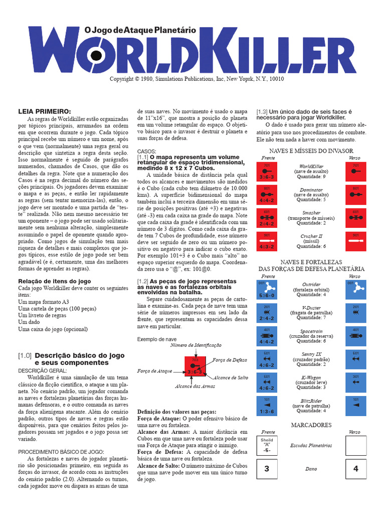 Ares 01 WorldKiller Rules PTBR | PDF