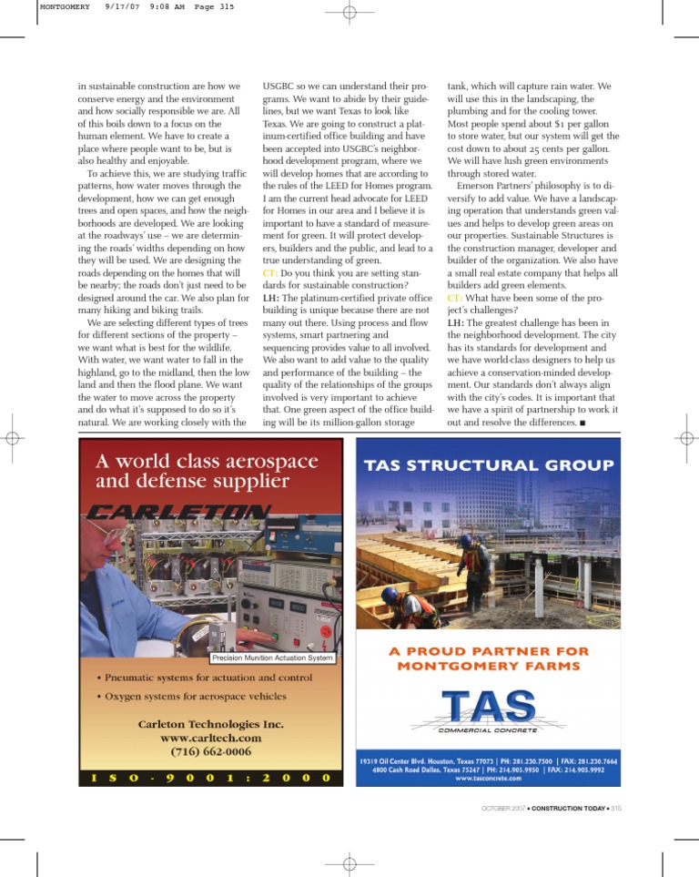 Construction Today Magazine | PDF | Leadership In Energy And ...