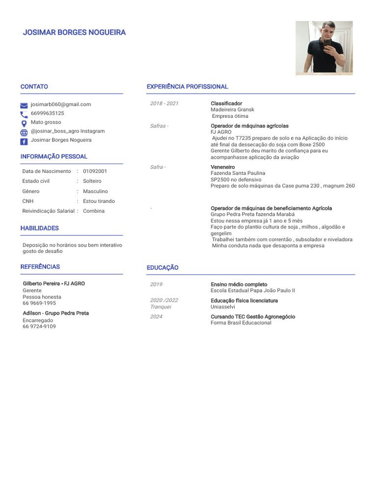 Meu Currículo | PDF