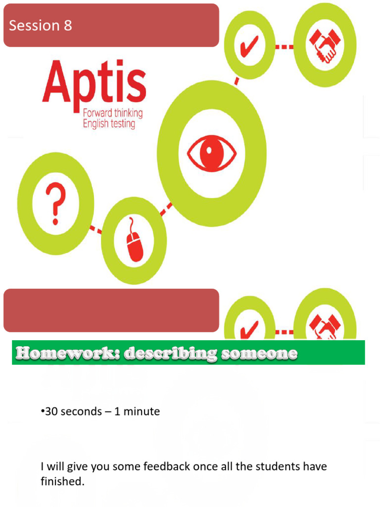 Aptis Session 8b | PDF