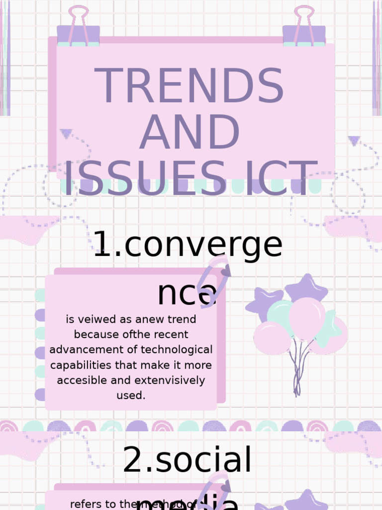 Trends and Issues Ict | PDF