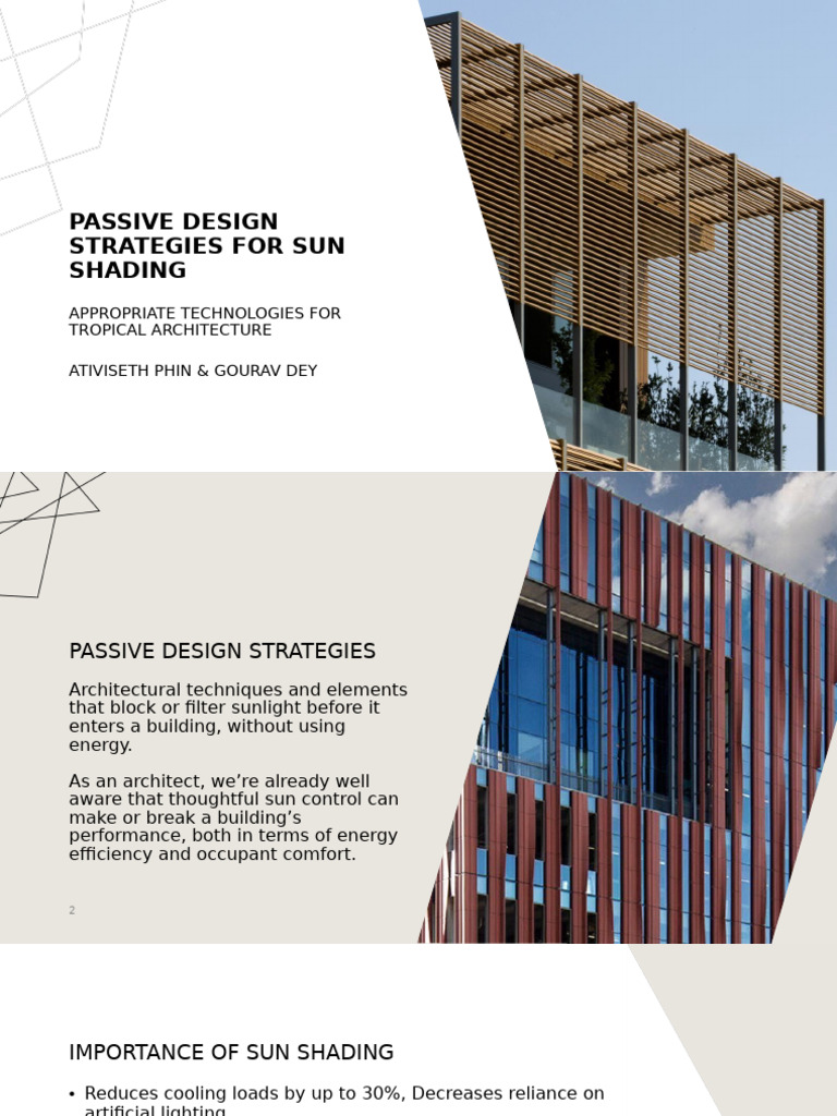 Passive Design Strategies | PDF
