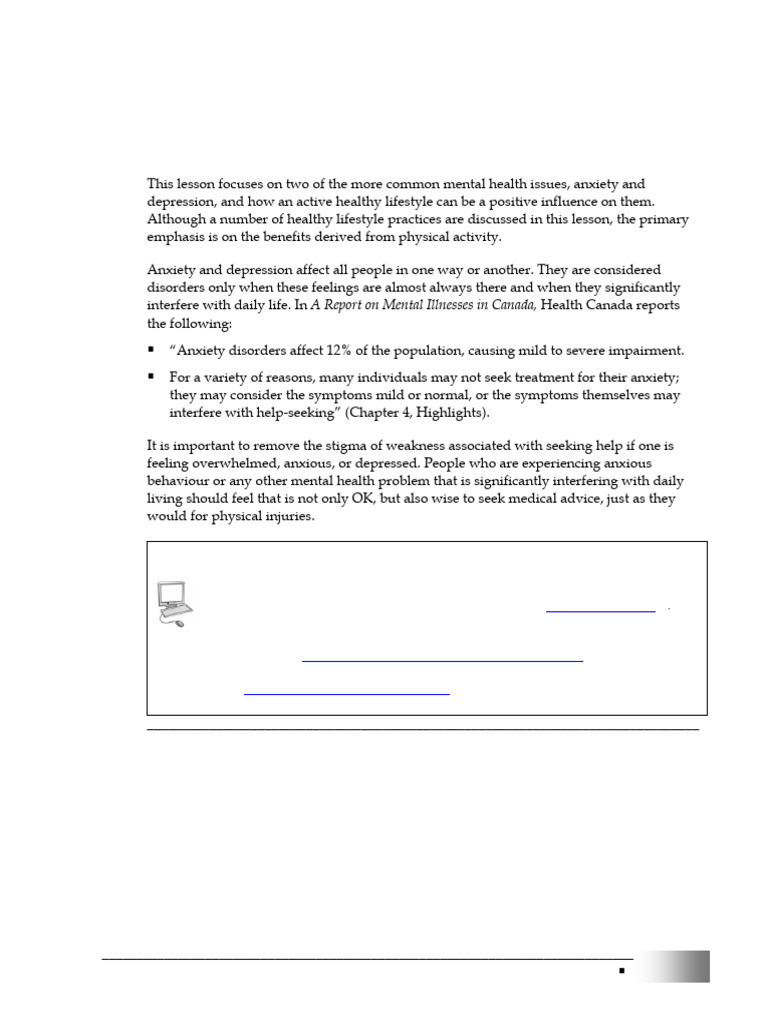 Module - C - Lesson - 3 Anxiety | PDF