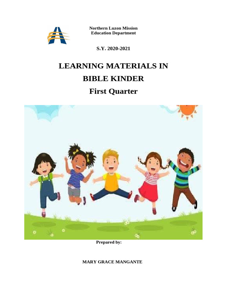 BIBLE MODULE G2 1st Quarter | PDF
