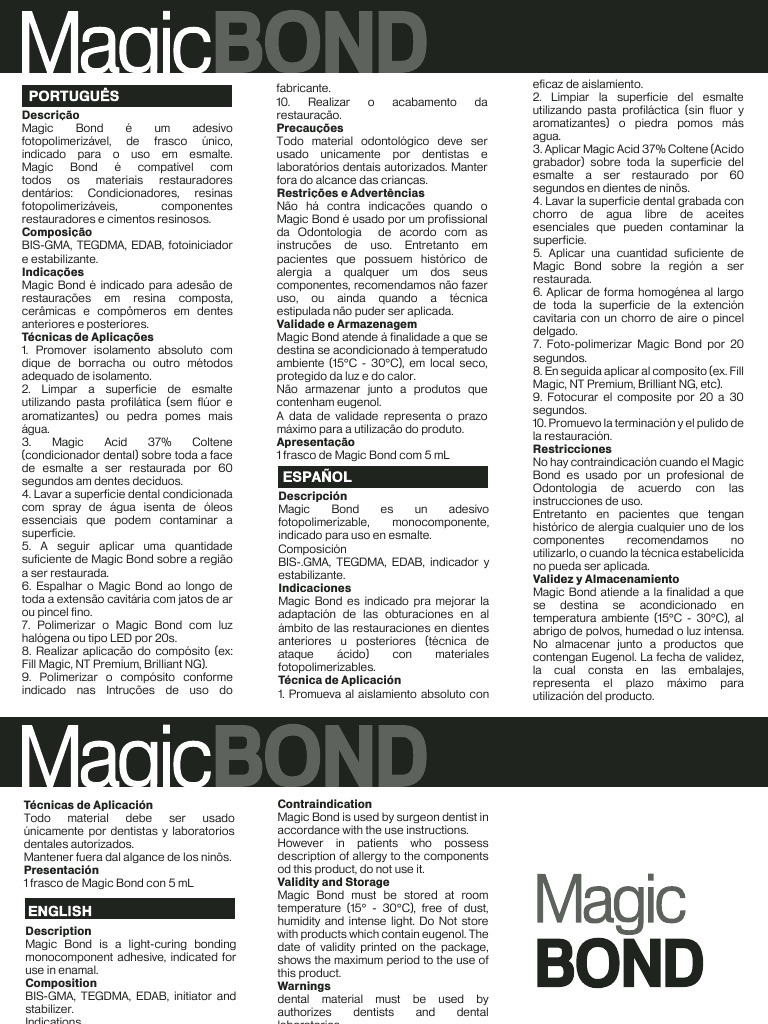 Magic Bond | PDF