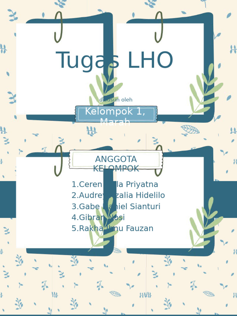 Presentasi LHO Sungai Sa'Ua Kelompok 1 Kelas X.3 | PDF