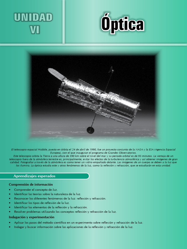 Tema 29 La Luz | PDF