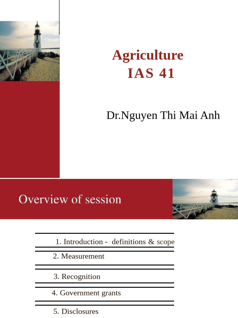 Agriculture IAS 41 | PDF