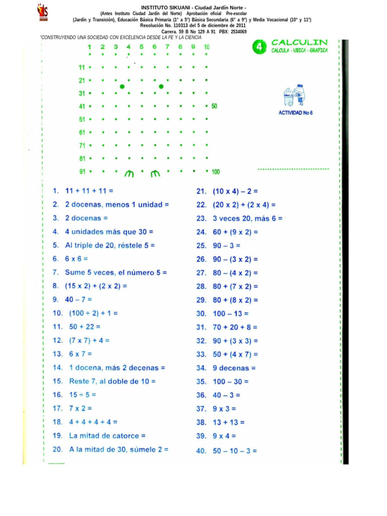 Calculin 3 II PER 1 | PDF