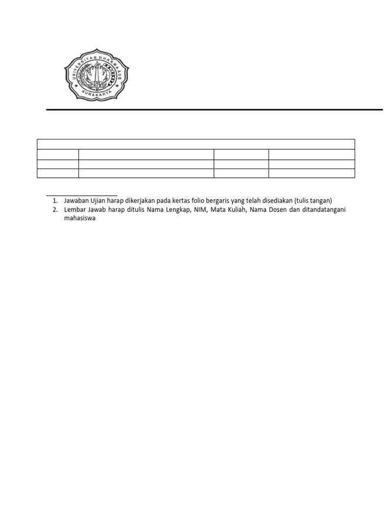 Soal UAS SIM 39 a Wonogiri | PDF