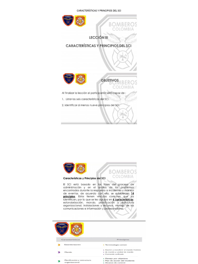 Características y Principios Del Sci | PDF