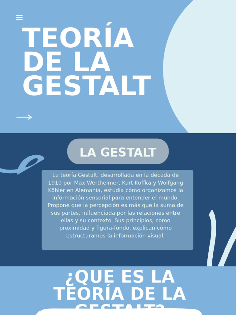 Teoria de La Gestalt | PDF