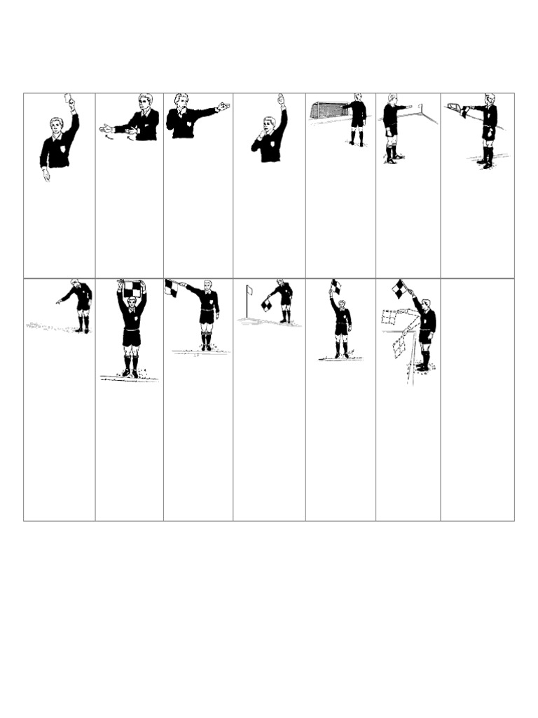 Referee Hand Signals | PDF