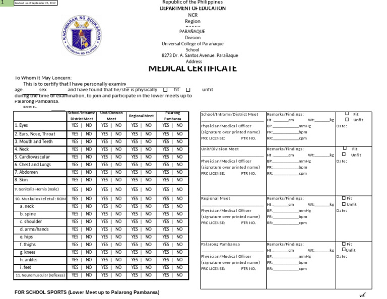 Psap medical cert | PDF Psap medical cert | PDF