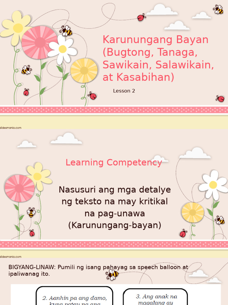 Filipino 7 Matatag WEEK 2 Powerpoint | PDF