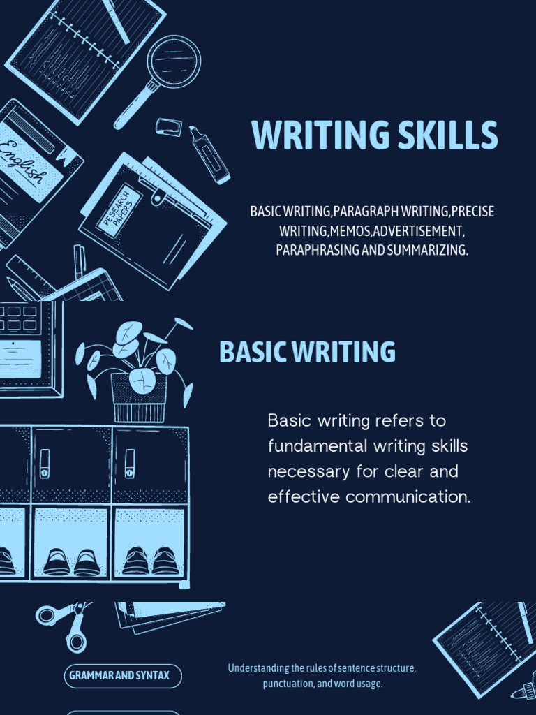 Writing Skills | PDF