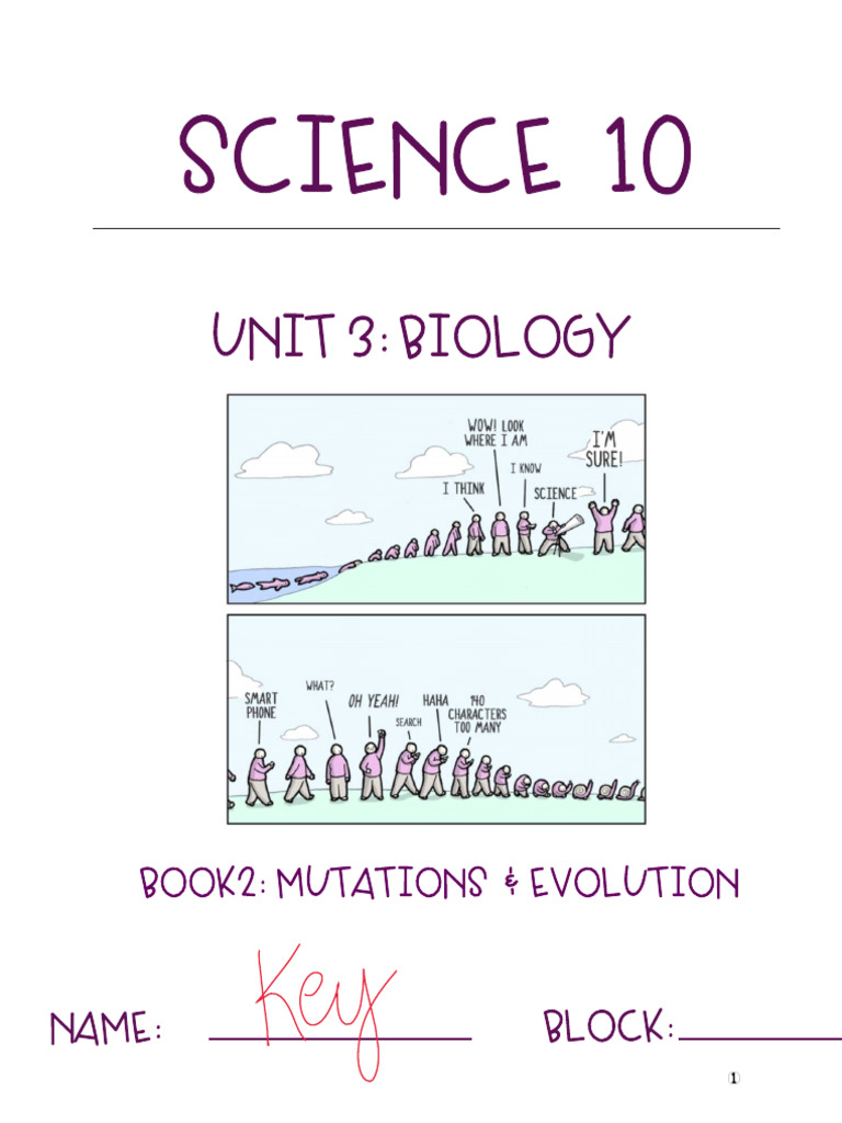 2 Book 2 - Mutations Evolution Key | PDF