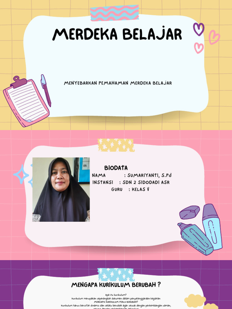 Lembar Aksi Nyata Merdeka Belajar | PDF