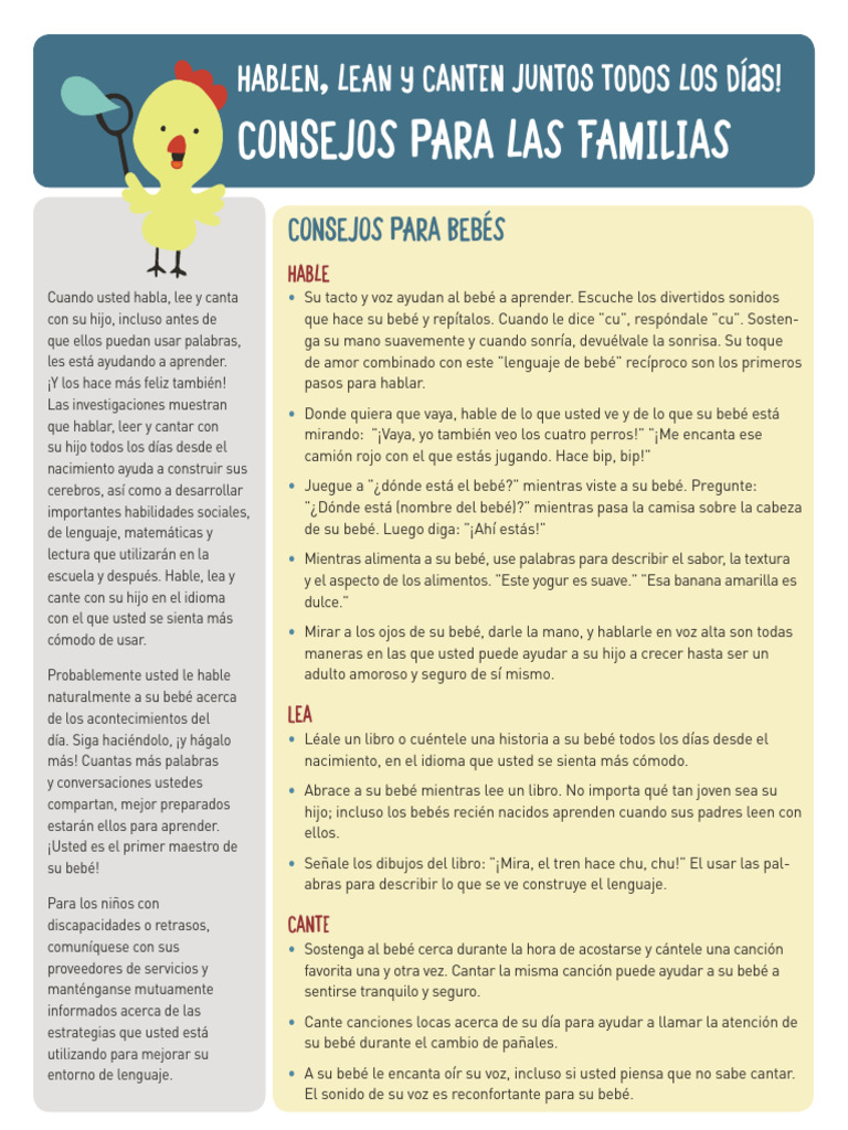 Tips For Families Spanish | PDF